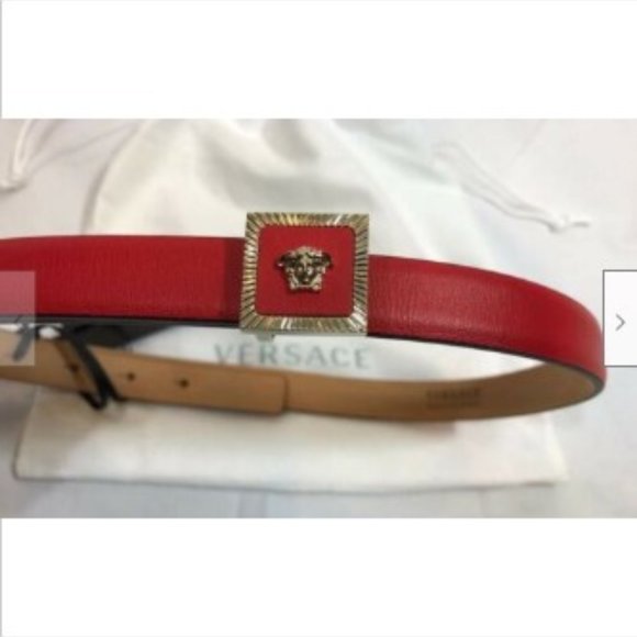 Versace | Accessories | Authentic Nwt Versace Womens Belt Red 9 36 ...